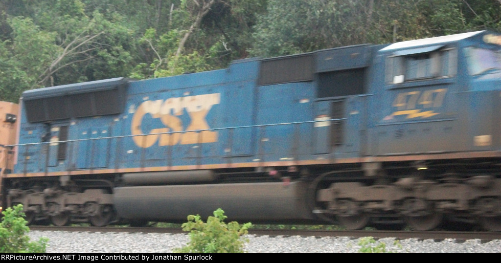 CSX 4747, engineer's side